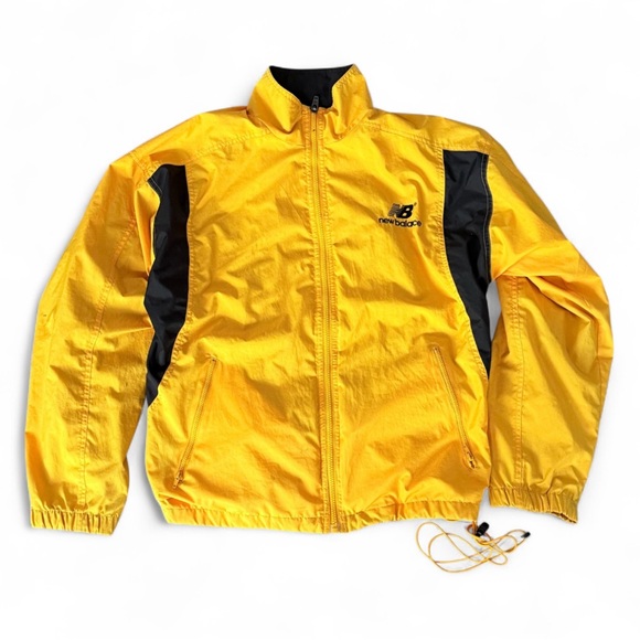 New Balance | Jackets & Coats | Vintage New Balance Yellow Windbreaker ...
